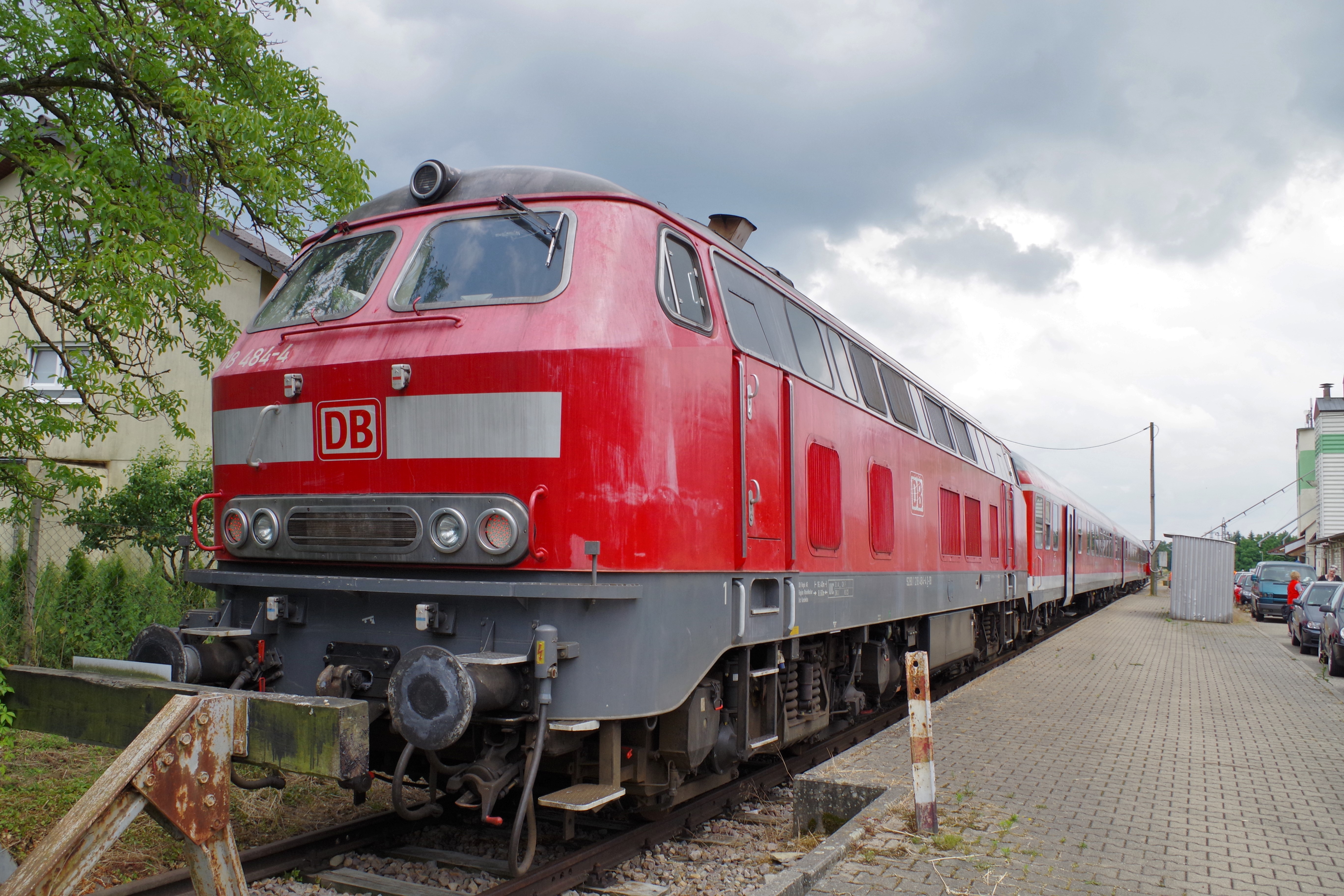 24th & 25th June 2017: DB class 218 haulage into France – European Traction
